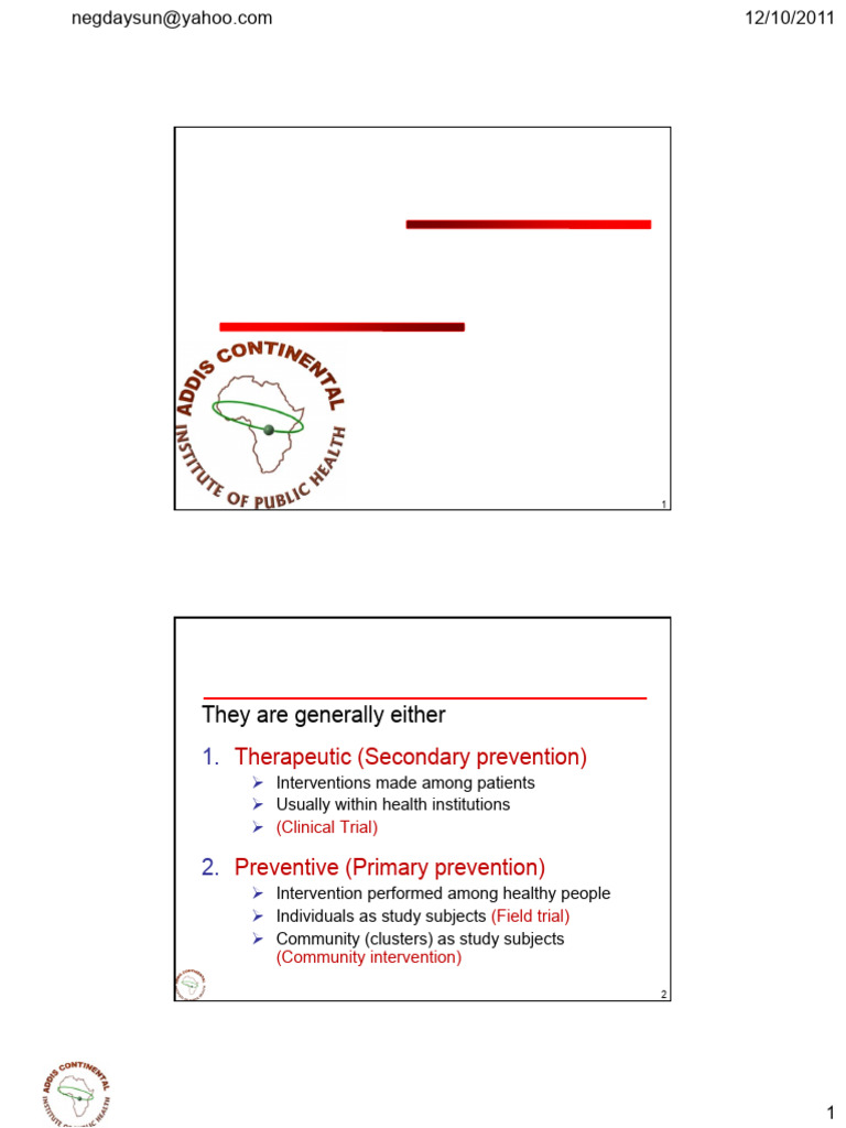 6 Experimental Study Design, HU Dec 2011, 2 Slides Per Page | PDF ...