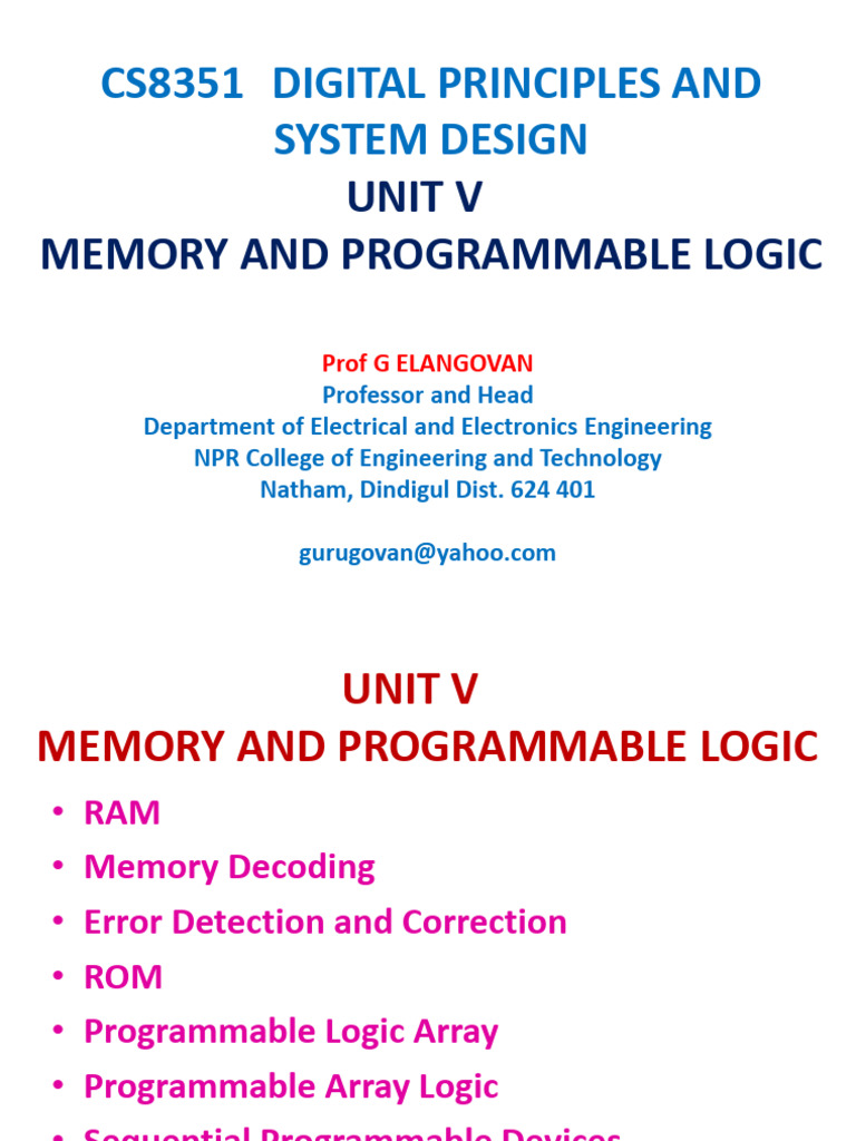 Semiconductor Memories | PDF | Random Access Memory | Read Only Memory