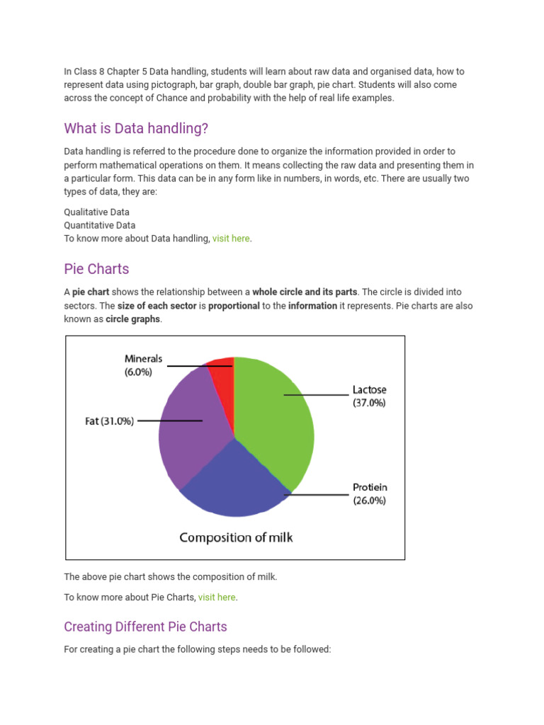 Data Handling in Class 8 Mathematics | PDF | Probability | Experiment