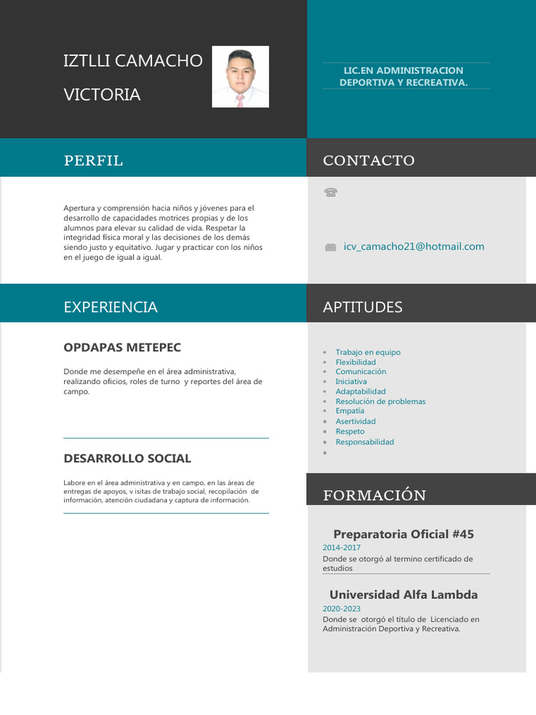 CV Cone | PDF | Aprendizaje