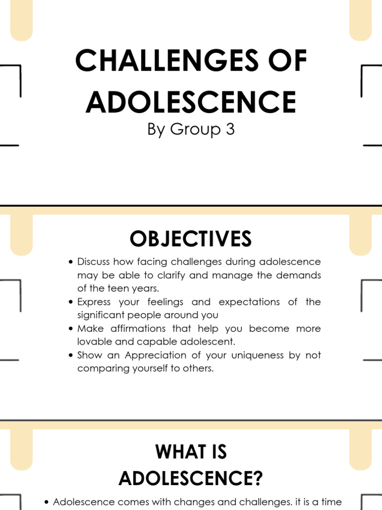 Challenges of Adolescence | PDF | Adolescence | Mental Disorder