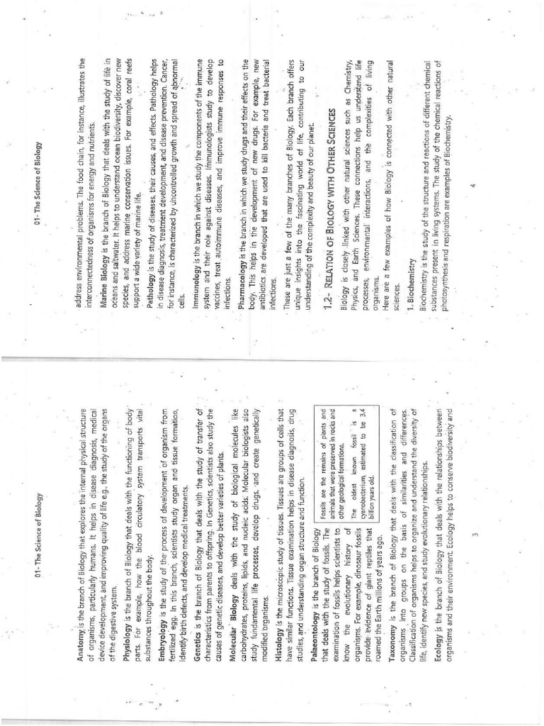 Bio Chapter 1 | PDF