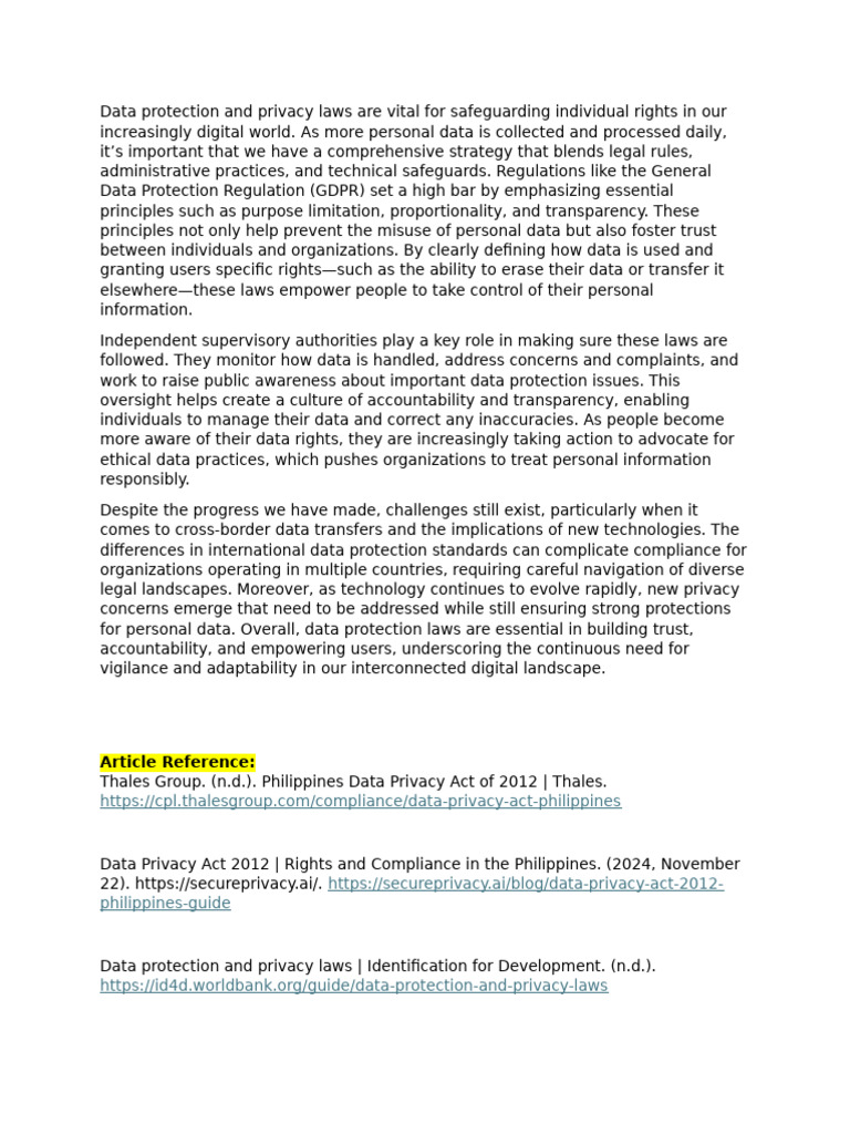 06 Laboratory Exercise 2 | PDF | Privacy | Information Privacy