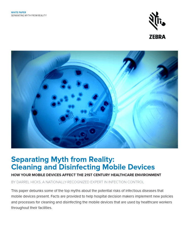 Disinfecting Mobile Devices in Healthcare | PDF | Hospital Acquired ...