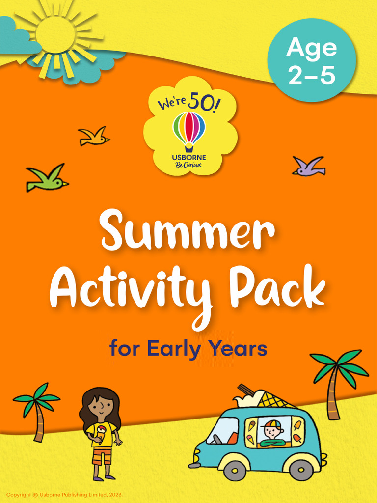 Usborne Summer Activity Pack 2-5s (2023) | PDF | Outdoor Recreation