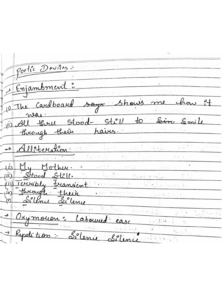 Poetic Devices | PDF