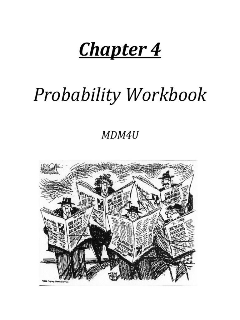 Probability Workbook: MDM4U Worksheets | PDF | Probability | Candy