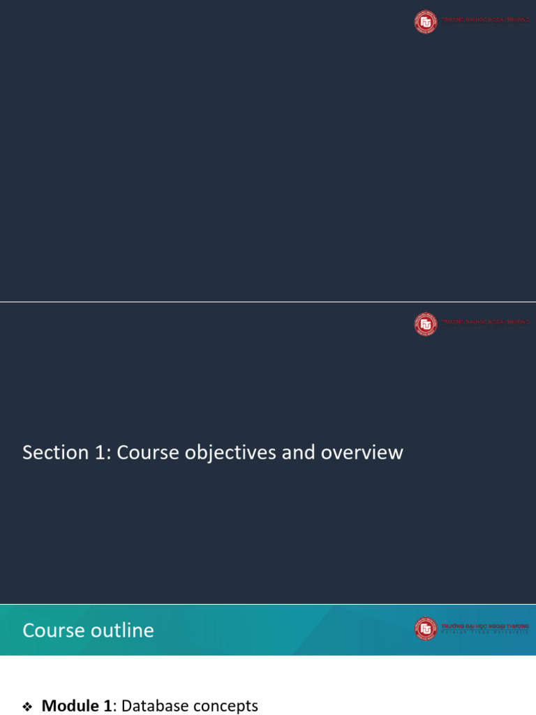 Lecture Database Course Introdutcion for Student | PDF | Conceptual Model | Data Model