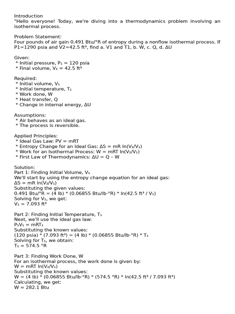 Sample Prob Thermo | PDF