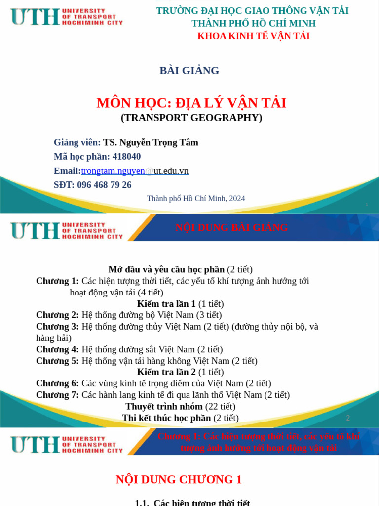 Chuong 1. Cac Hien Tuong Thoi Tiet | PDF