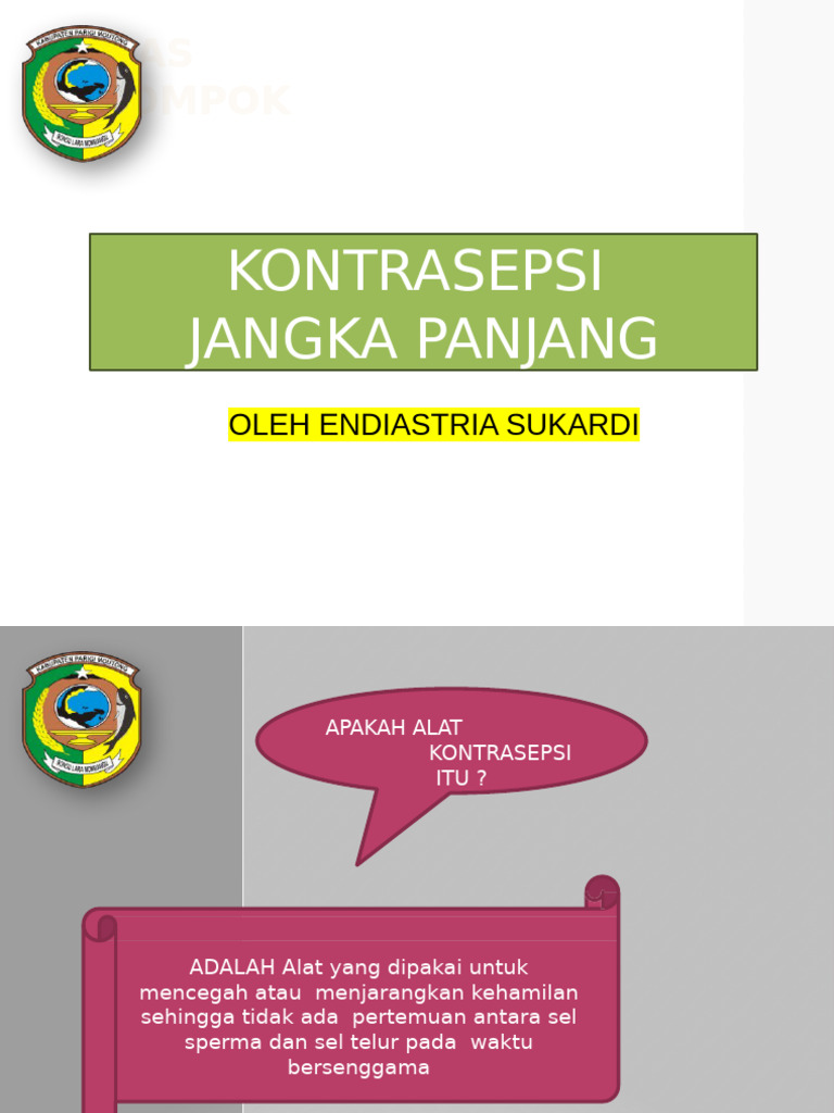 Kontrasepsi Jangka Panjang: Metode dan Manfaat | PDF