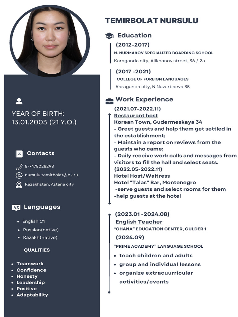CV Cabin Crew | PDF