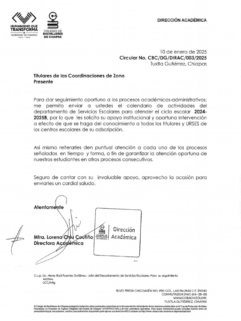 Calendario oficial DSE 2024-2025B | PDF