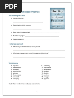 The Boy in The Striped Pajamas Chapter 1 | PDF