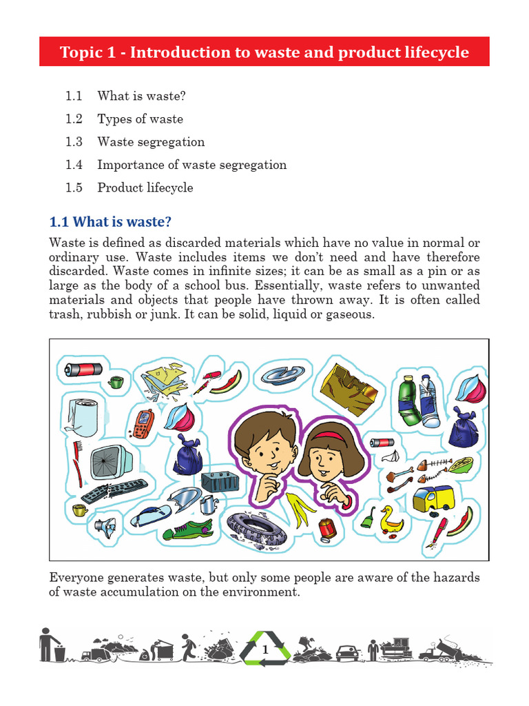 Waste Management Economics Project File Class 12 | PDF | Waste | Recycling