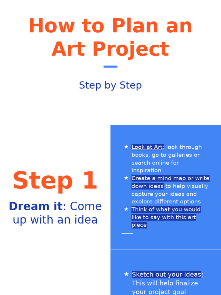 How To Plan An Art Project | PDF