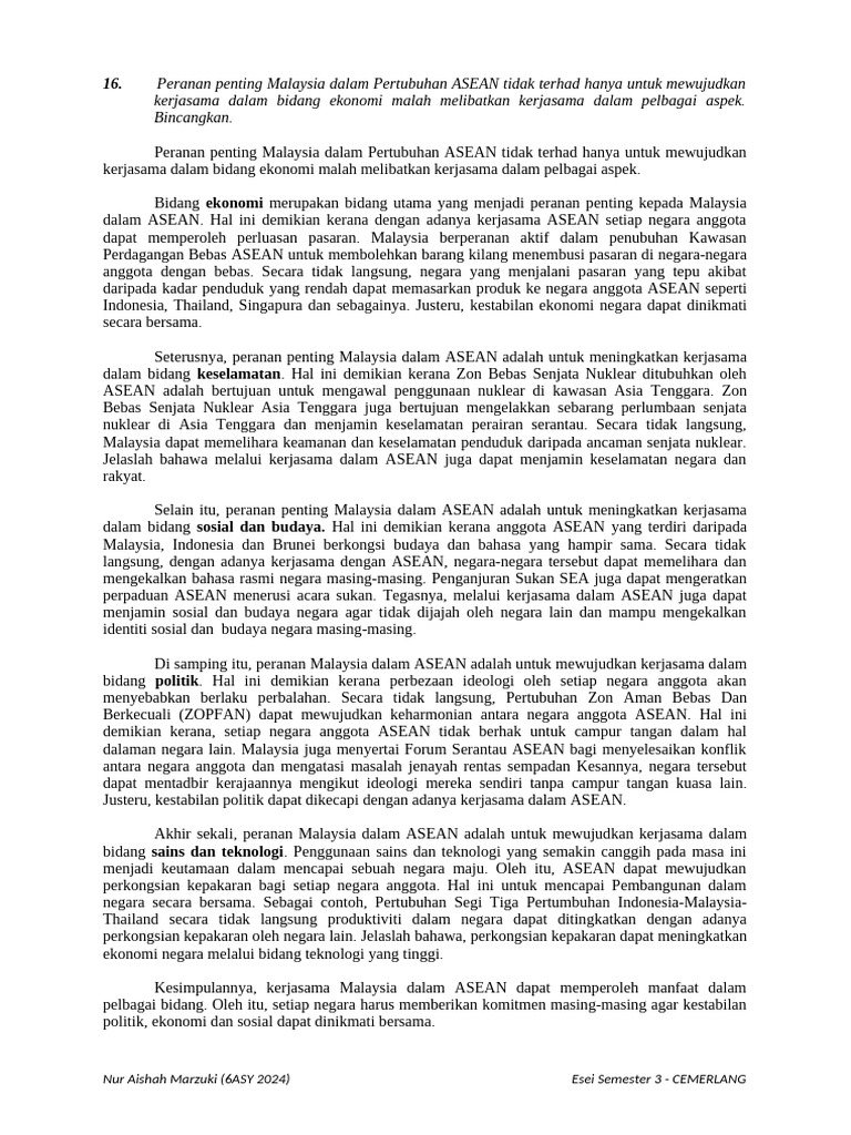 ESEI SEM 3 Contoh A | PDF