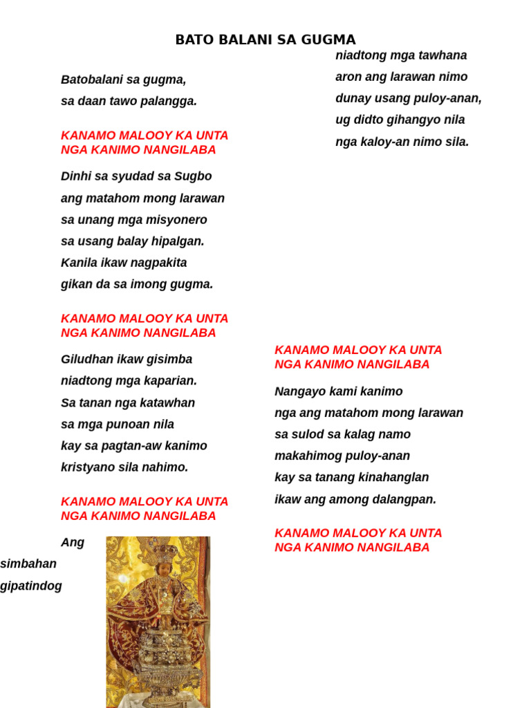 Bato Balani Sa Gugma | PDF