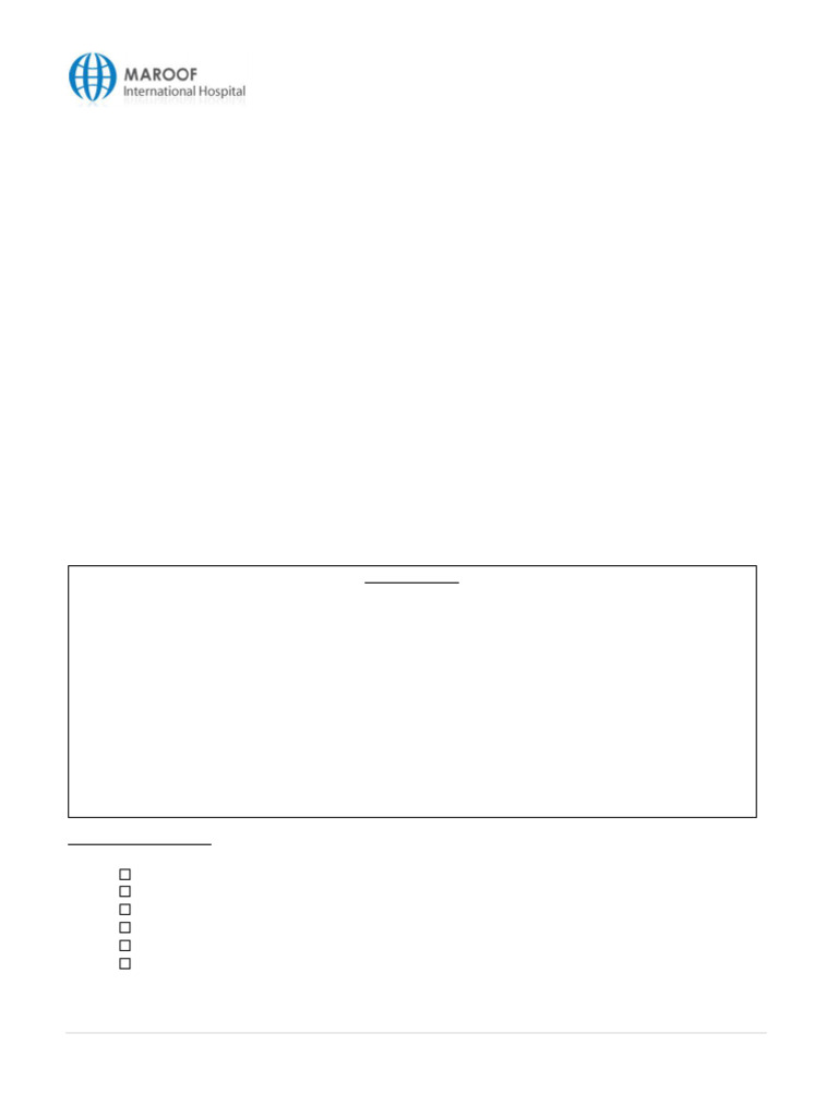 Observership Application Form Template | PDF