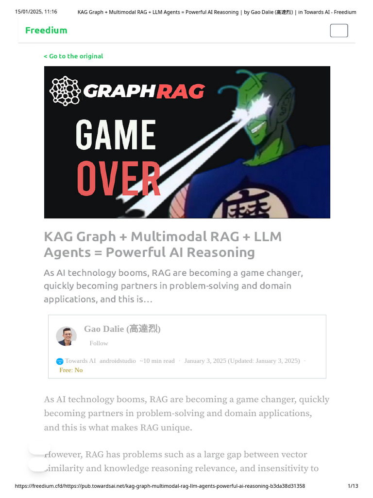 KAG Graph + Multimodal RAG + LLM Agents = Powerful AI Reasoning - by ...