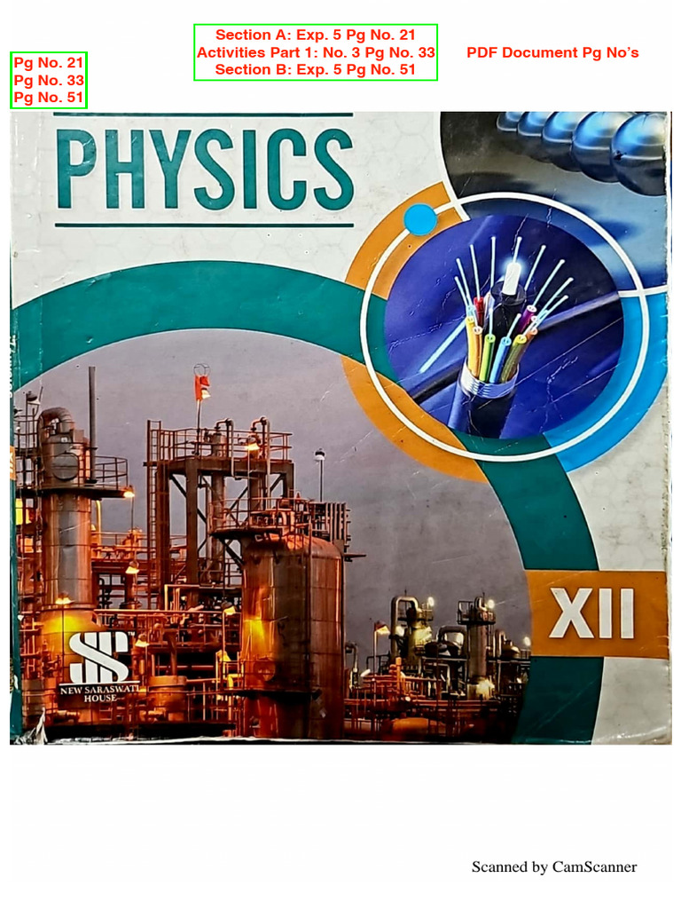 Physics Practical Tanmay Specialised | PDF