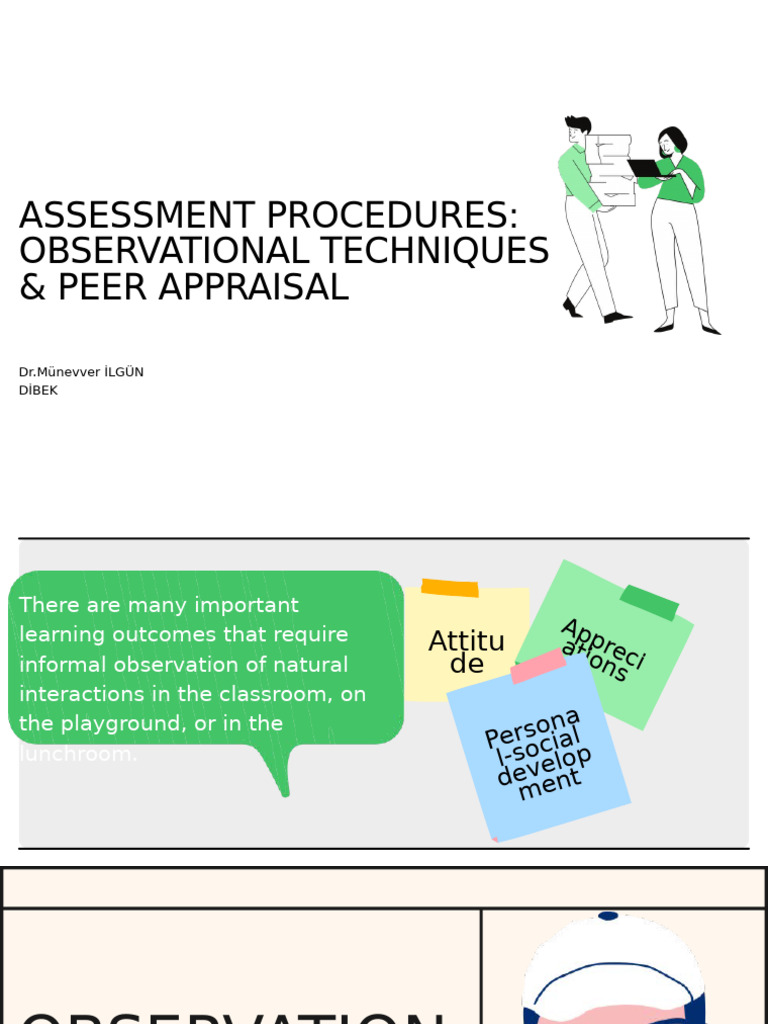 11-Assessment Procedures- Observation- Other Techniques | PDF ...