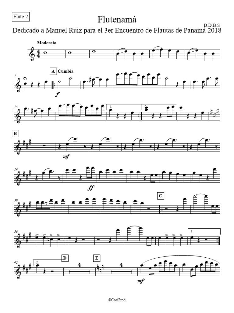 Flutenamá - Flute 2 | PDF