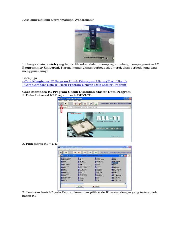 Universal IC Programmer | PDF