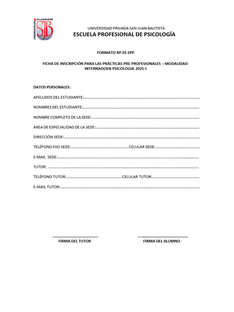 Formato #01-Epp | PDF