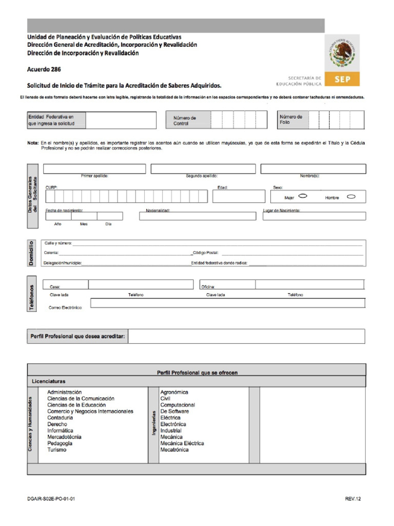 FORMATO RSA Utm | PDF