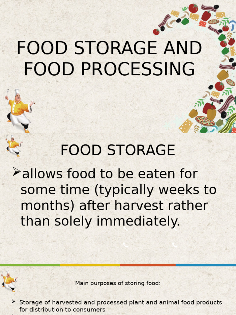 Food Storage and Food Processing | PDF | Grilling | Food Preservation