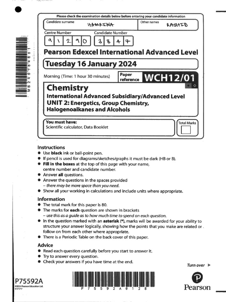 Chem Unit 2 | PDF