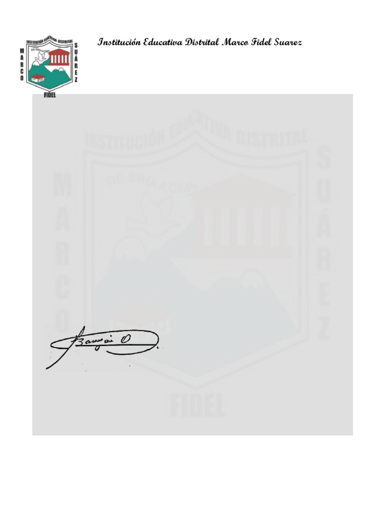 Matrícula de Isaac David Rodríguez en IED Marco Fidel Suárez | PDF