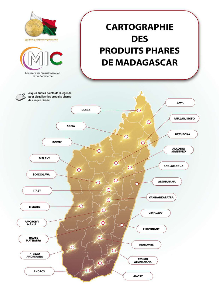 cartographie des produits phares de madagascar-240805_compressed | PDF