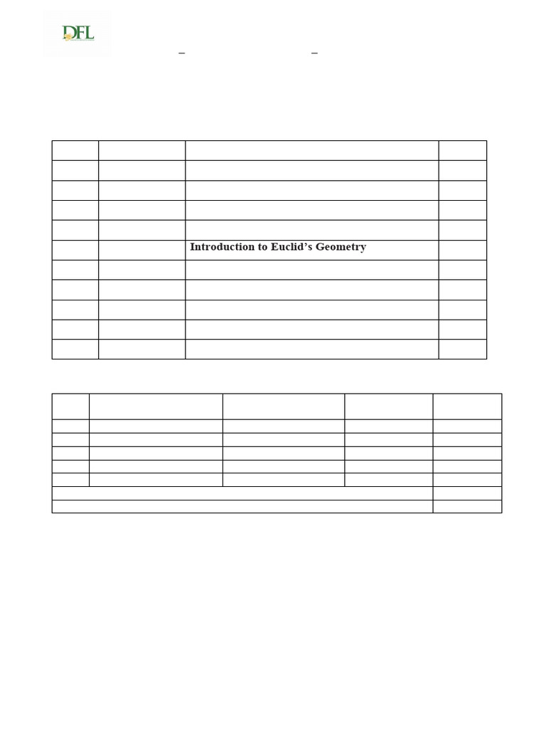 Grade 9 - Mathematics - Blue Print - Online | PDF
