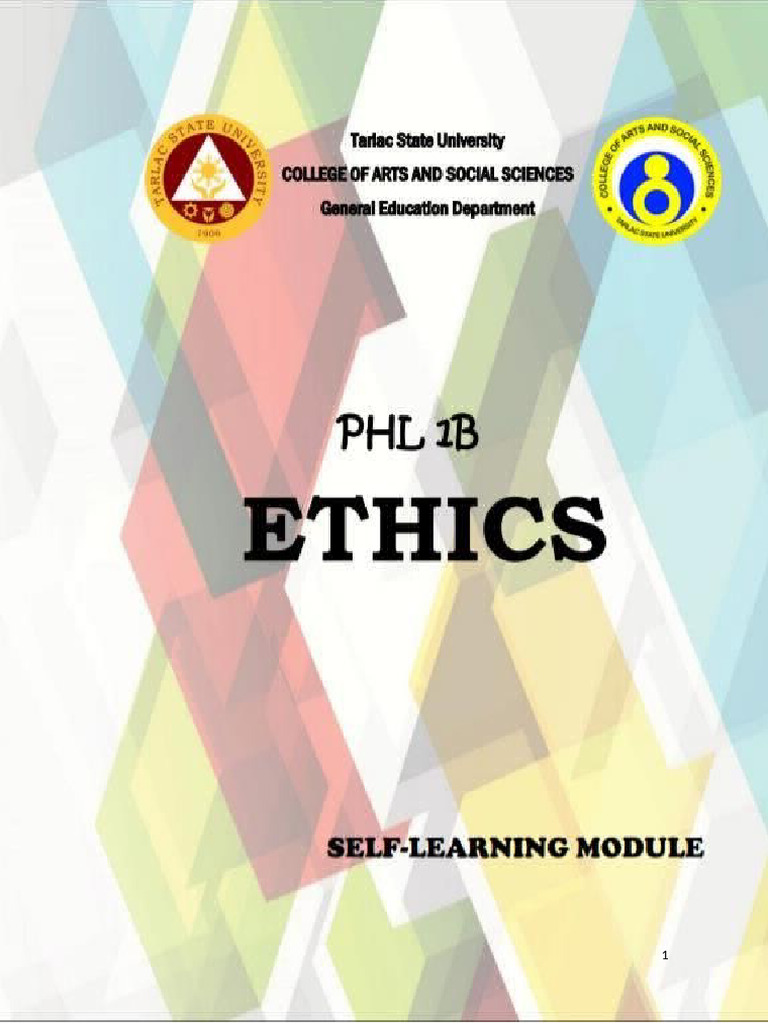 Phl 1b Ethics | PDF | Morality