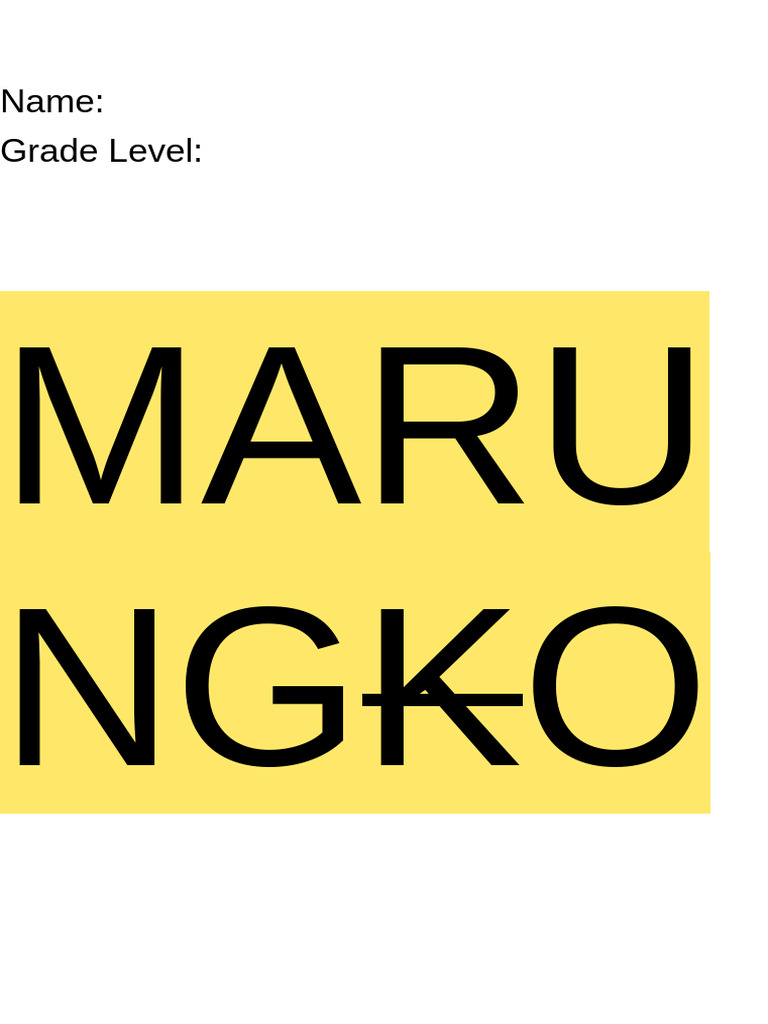 Marungko Set 1 (2) - Compressed | PDF