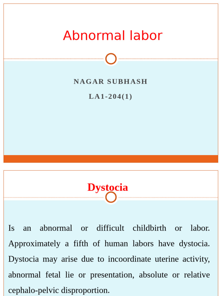 6Mal Presentations of Fetus | PDF | Childbirth | Pelvis