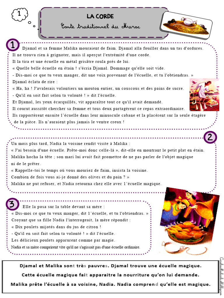 L'écuelle magique de Djamal et Malika | PDF