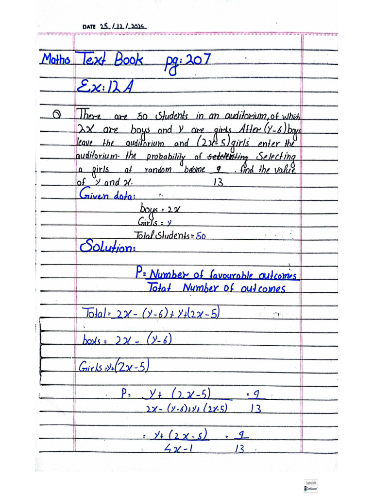 Math Assignment | PDF