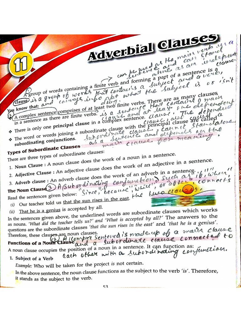 English Grammar Class 8 Chapter 11&12 | PDF