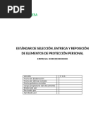 Programa de Entrega Epp | PDF | Riesgo | La seguridad
