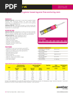 Weberep 360 FFR | PDF | Concrete | Materials