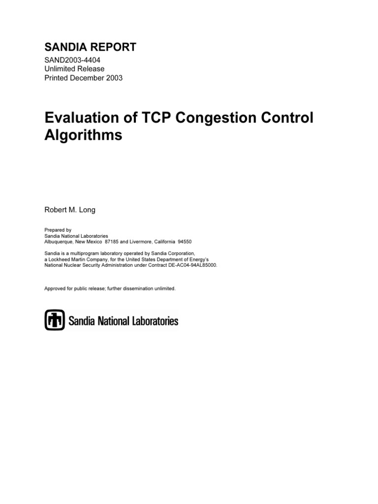 congestion control | PDF | Network Congestion | Transmission Control Protocol