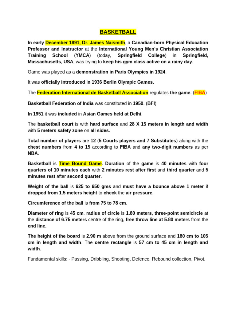 Basketball Spl | PDF