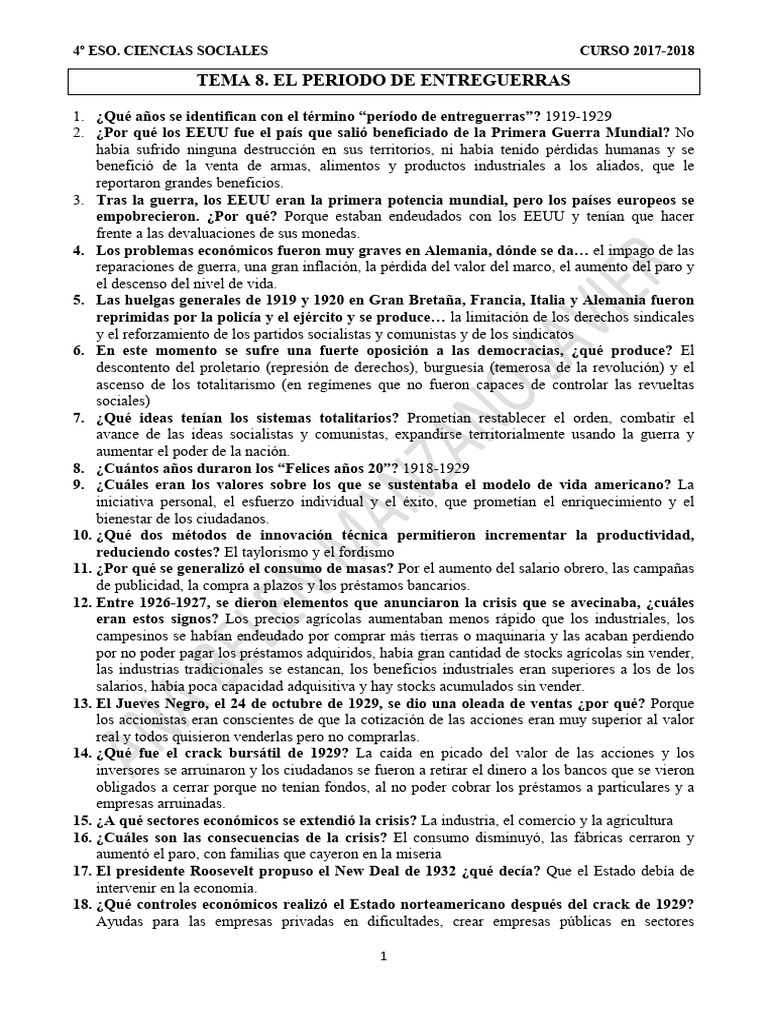 Tema 6. Crack Del 29 | PDF | Accidente de Wall Street de 1929 | Viajes ...