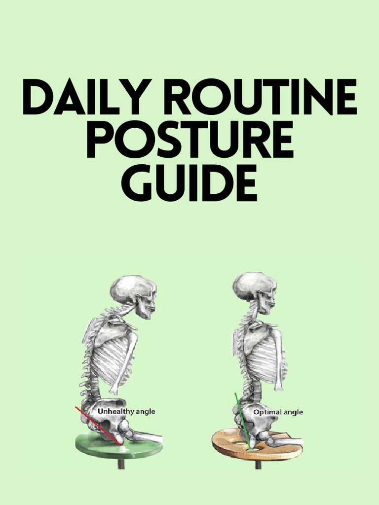 Posture guide | PDF | Musculoskeletal System | Human Anatomy