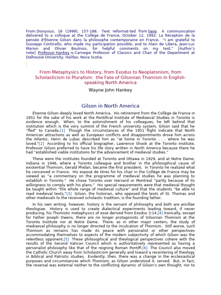 Hankey_Fate of Gilsonian Thomism in English-speaking North America ...