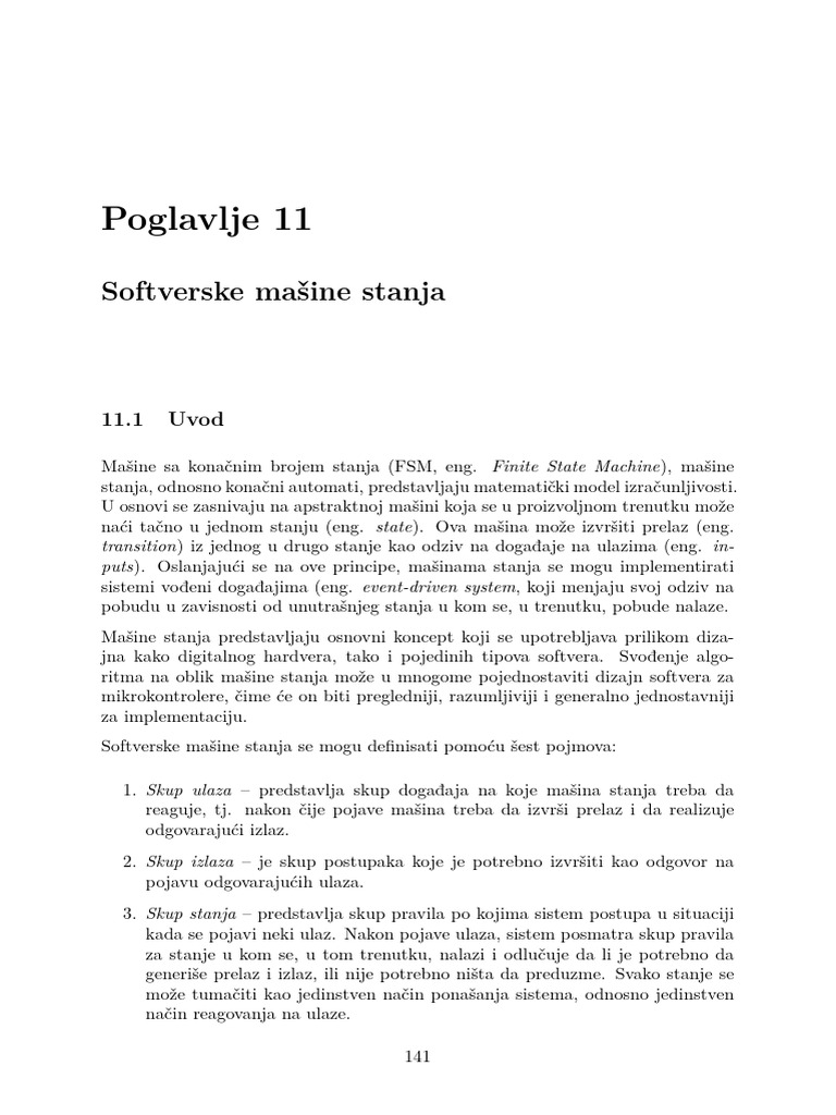 Softverske Masine Stanja | PDF