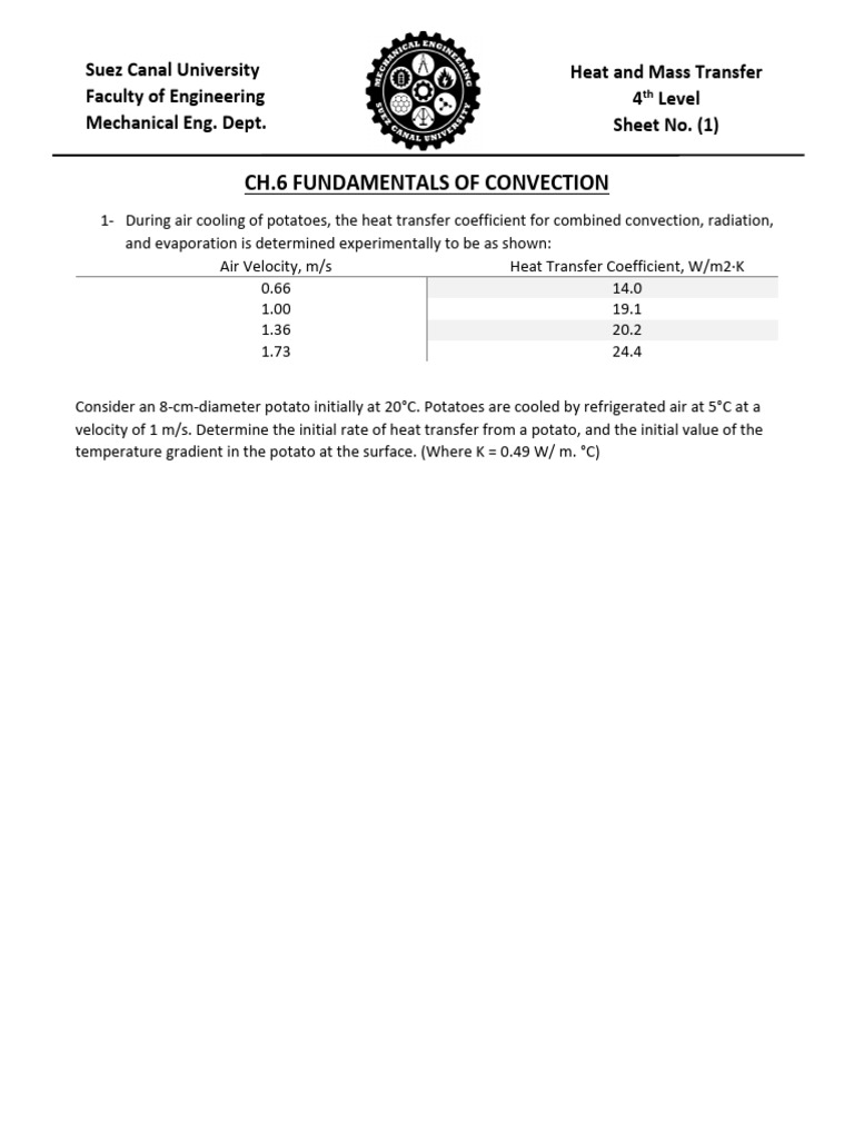 Ch6 Fundamentals of Convection | PDF | Heat Transfer | Convection